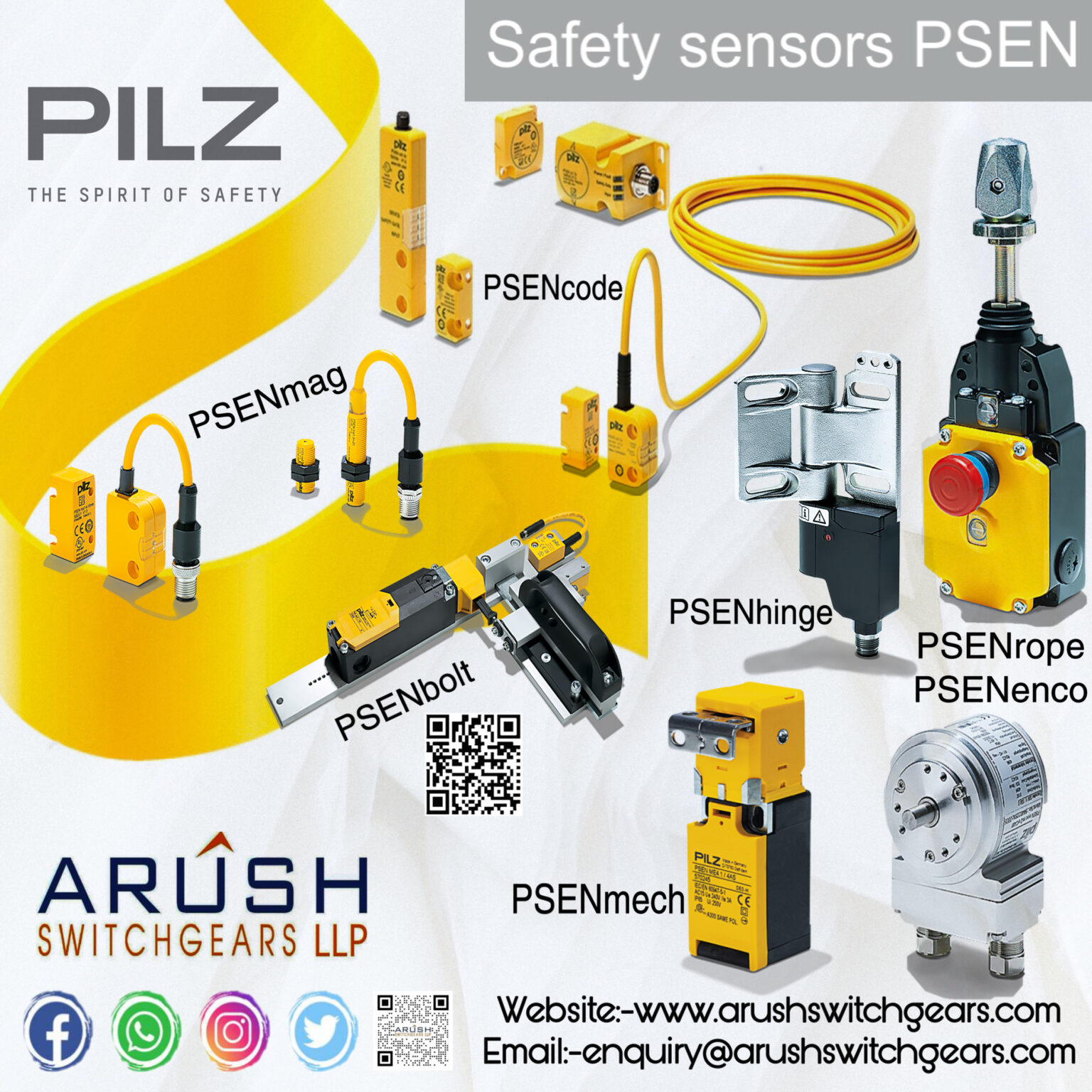PILZ Safety sensors PSEN | ARUSH SWITCHGEARS LLP