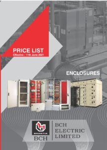 BCH ENCLOSURE PRICE LIST 2021 | ARUSH SWITCHGEARS LLP